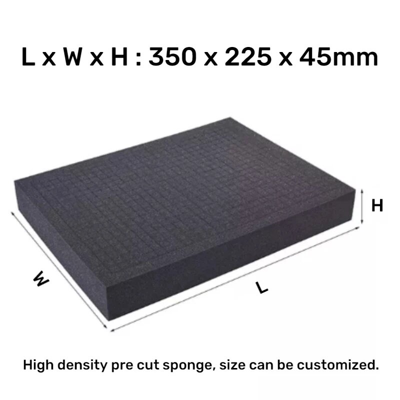 DUTRIEUX Ящик для инструментов с пенопластовой вкладкой 1PC 350x225x45mm
