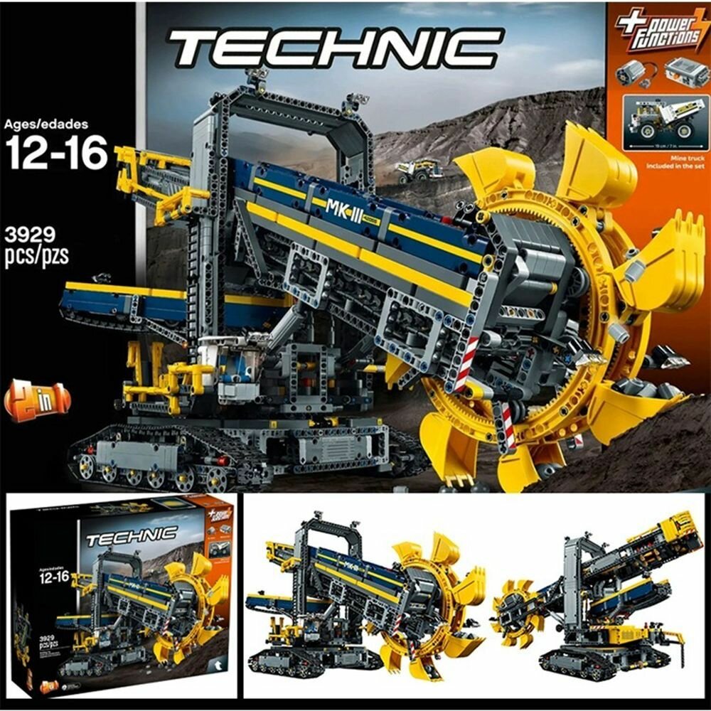Конструктор Technic 42055 Роторный экскаватор — фото 1