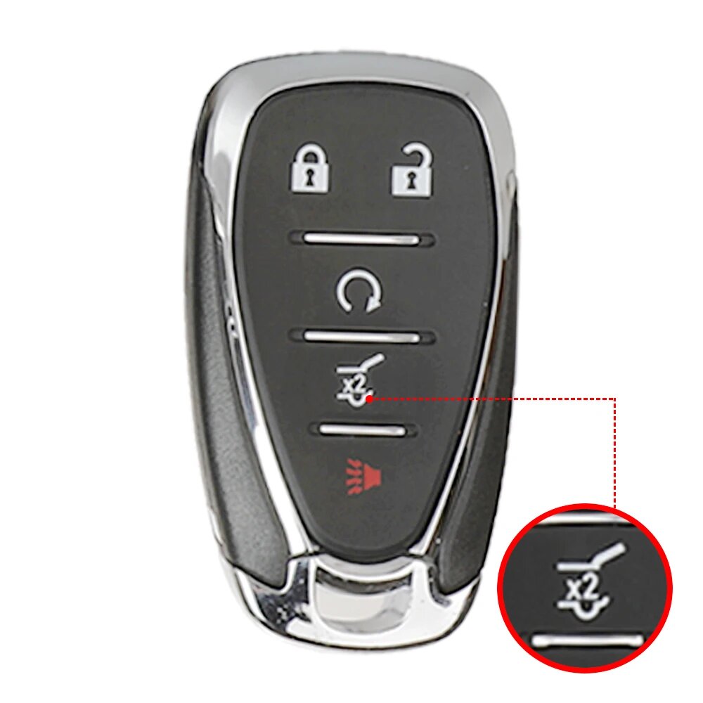 Чехол для ключа Chevrolet 5 кнопок, Style 2