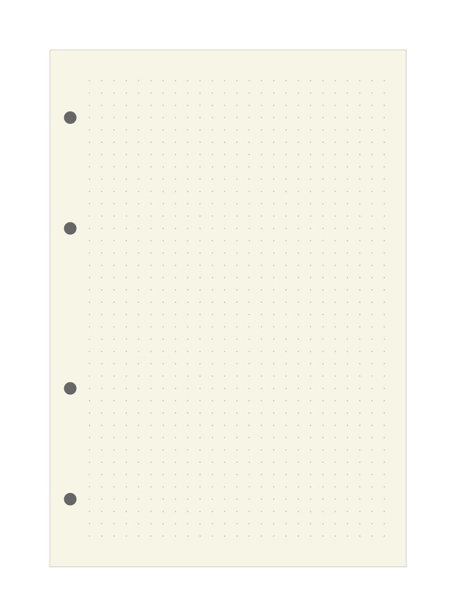 Сменный блок в точку к тетради на кольцах, А5, 150л, бежевый