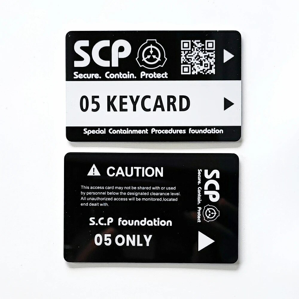 SCP Foundation 05 Keycard брелок, Цвет: 45
