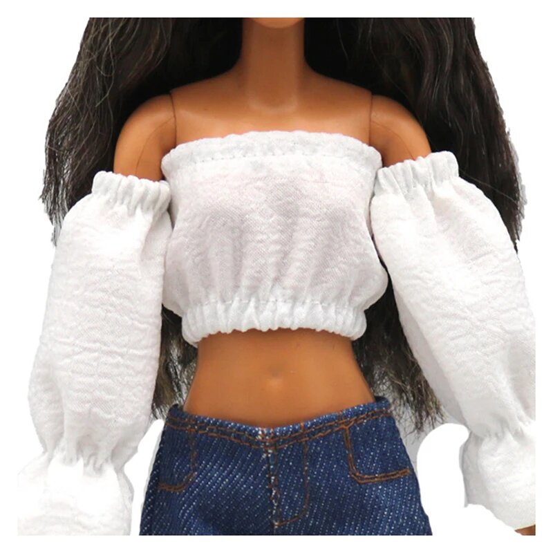 Аксессуары для куклы 30 см: футболка, юбка, костюм, шорты