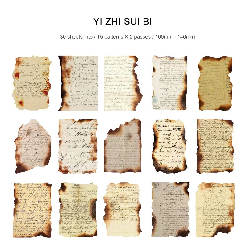 Винтажные страницы JIANWU, SCZ-SHSP-02