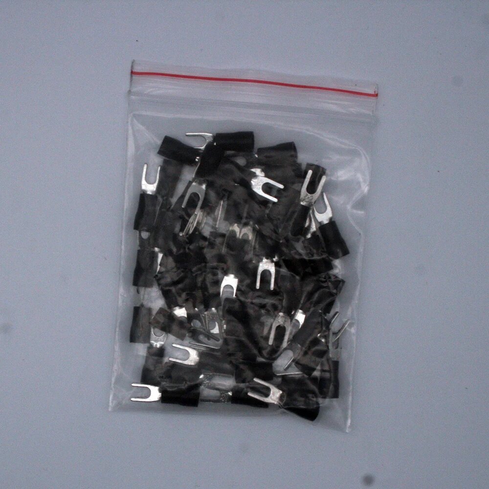 Бифуркатные клеммы KADE Sv2-3, 5 цветов, 50 шт black