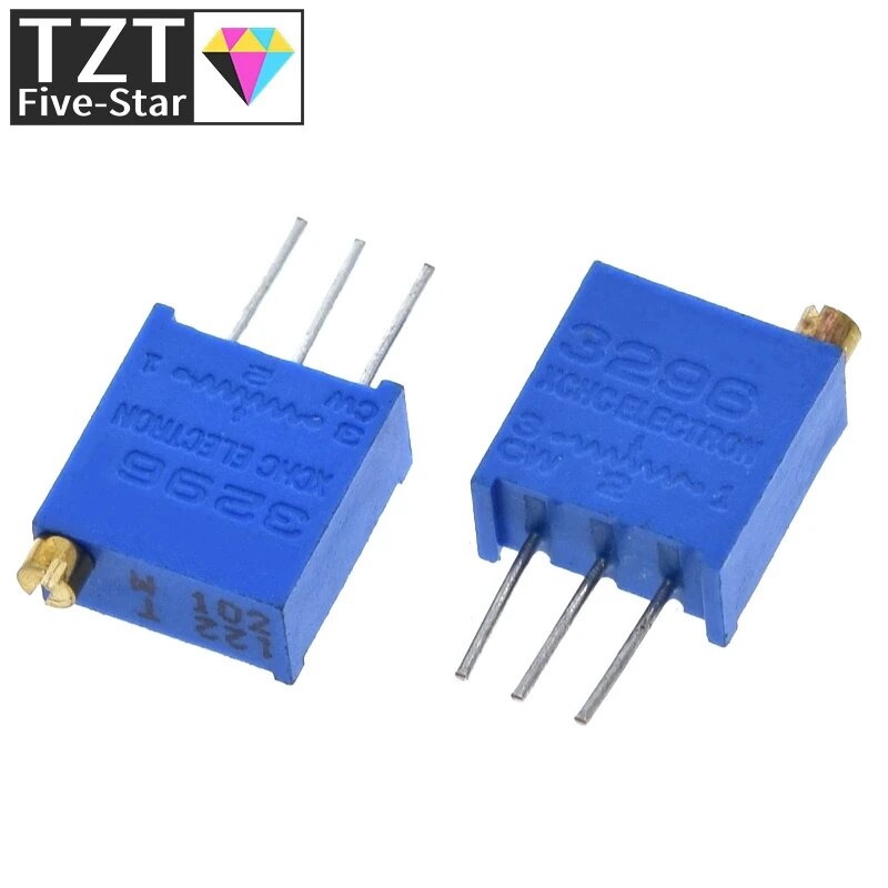 Потенциометр многооборотный 100 Ом, Model Number: 10PCS