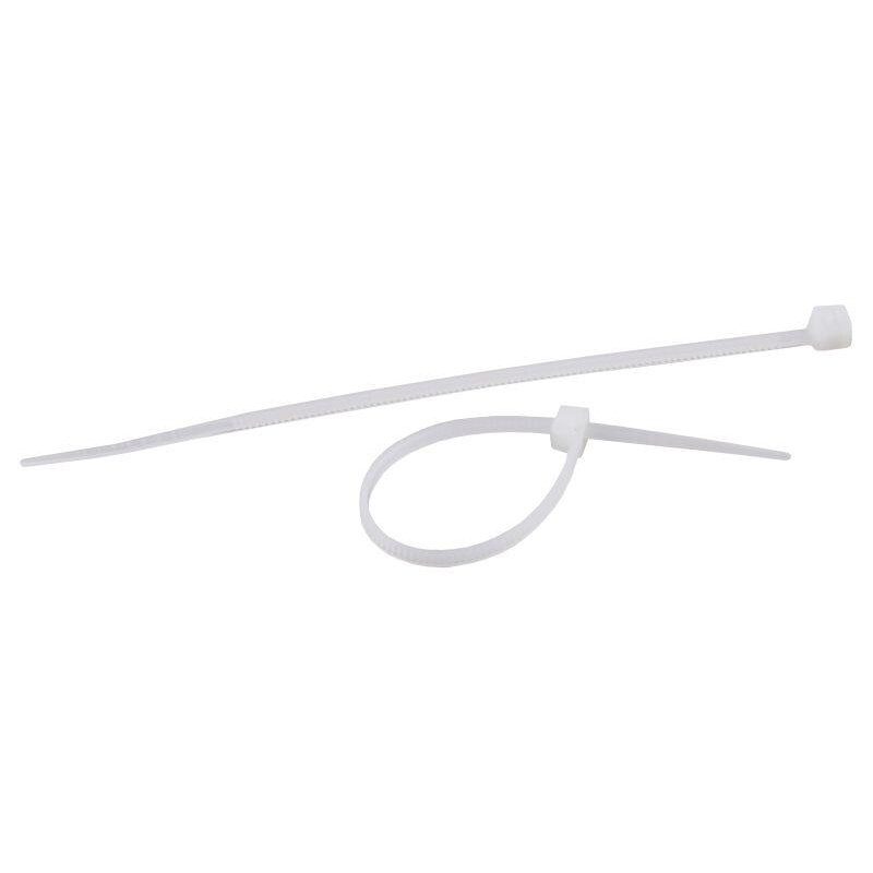 Стяжка кабельная 4х200 NO-KS0-30 бел. (уп.100шт), ЭРА Б0039383 (1 упак)