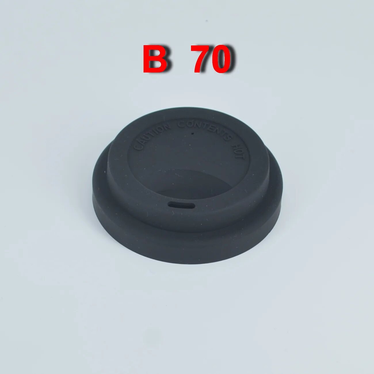 Силиконовые крышки для кружек B 70 Black, черные