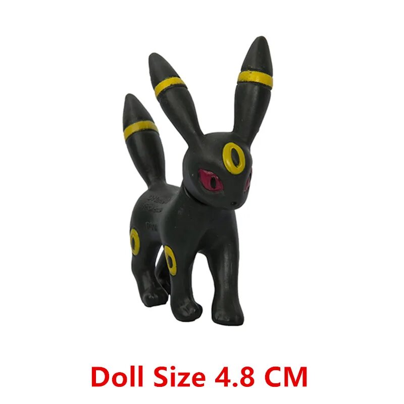 Фигурка Pokemon Umbreon 2.0, черный, 4.8 см