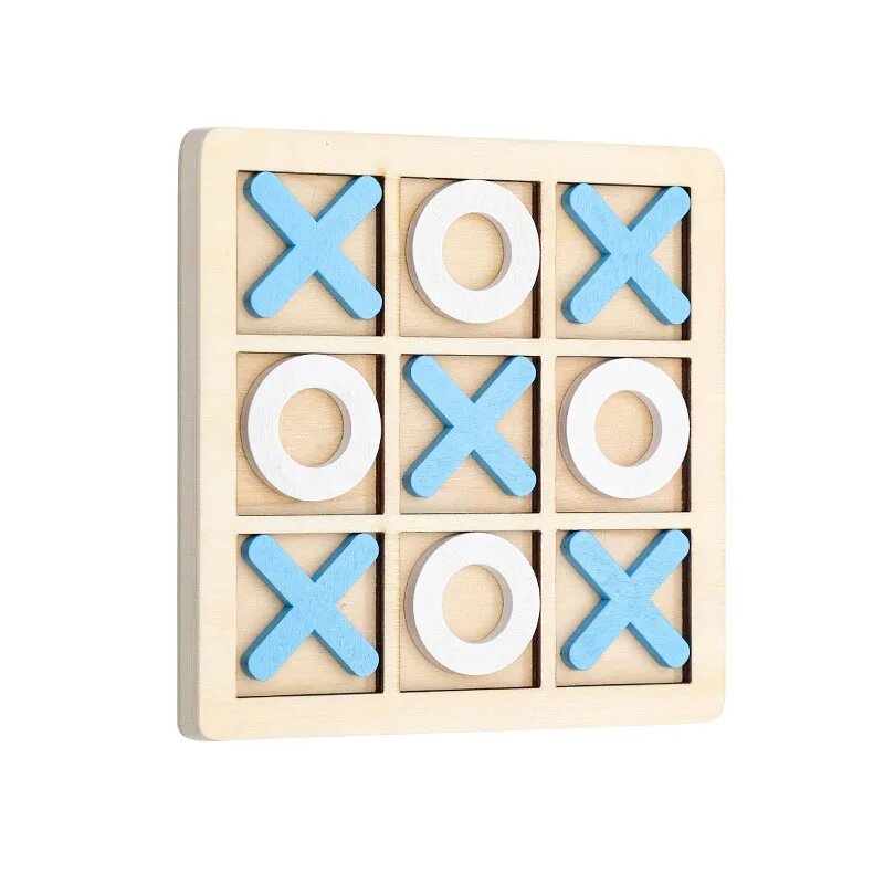 Деревянная игра Tic-Tac-Toe (XOX) Цвет: A