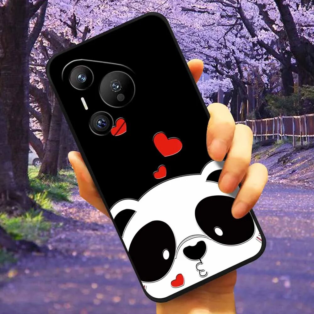 Для Huawei Pura 70 чехол с тиснением совы 3D рельефные силиконовые Черный, For Pura 70 Pro, ws30