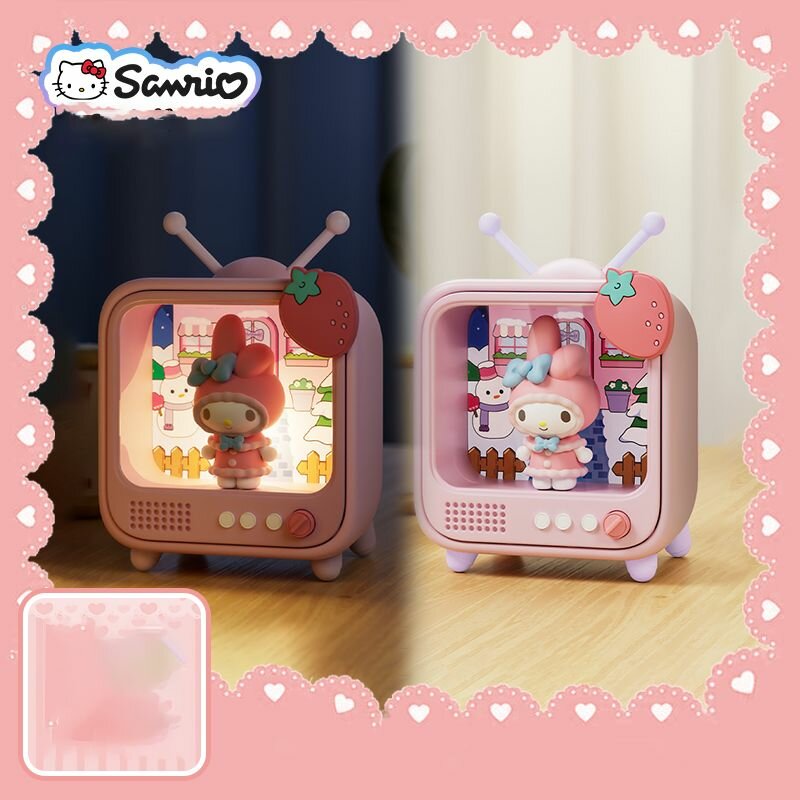4шт кубики Пластиковый конструктор Kulomi Melody Purin Cinnamoroll HelloKitty/ Подарок для девушки