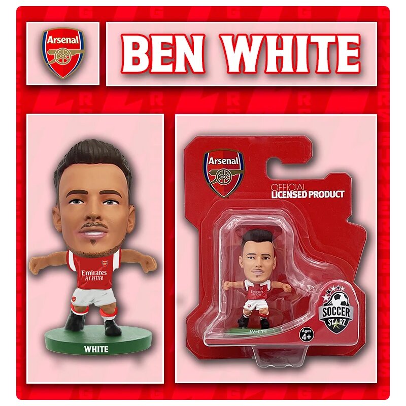 SoccerStarz Арсенал Бен Уайт, 5 см, SOC1609