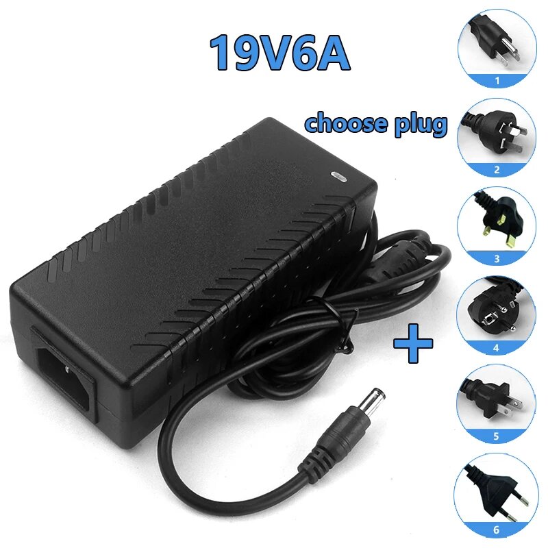 Блок питания HGJI YU1906 19V 6A 5,5*2,5mm 19V6A With AC Calbe