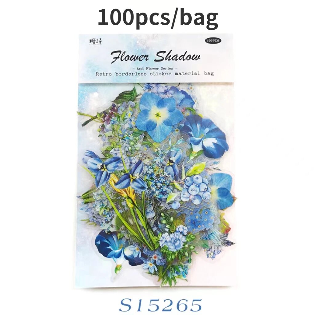 Винтаж botanical наклейки Mr.paper 100 шт.