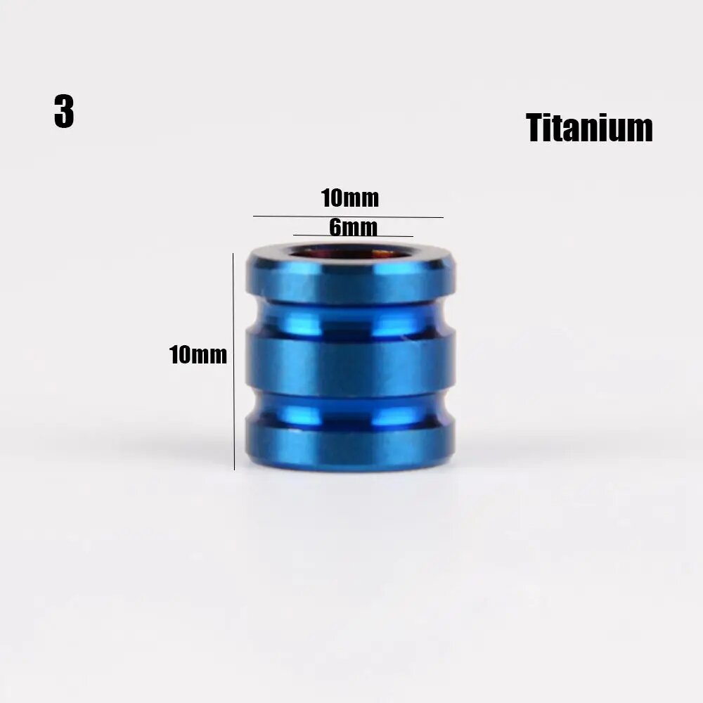 Титан TC4, синий, 10x6x10 мм