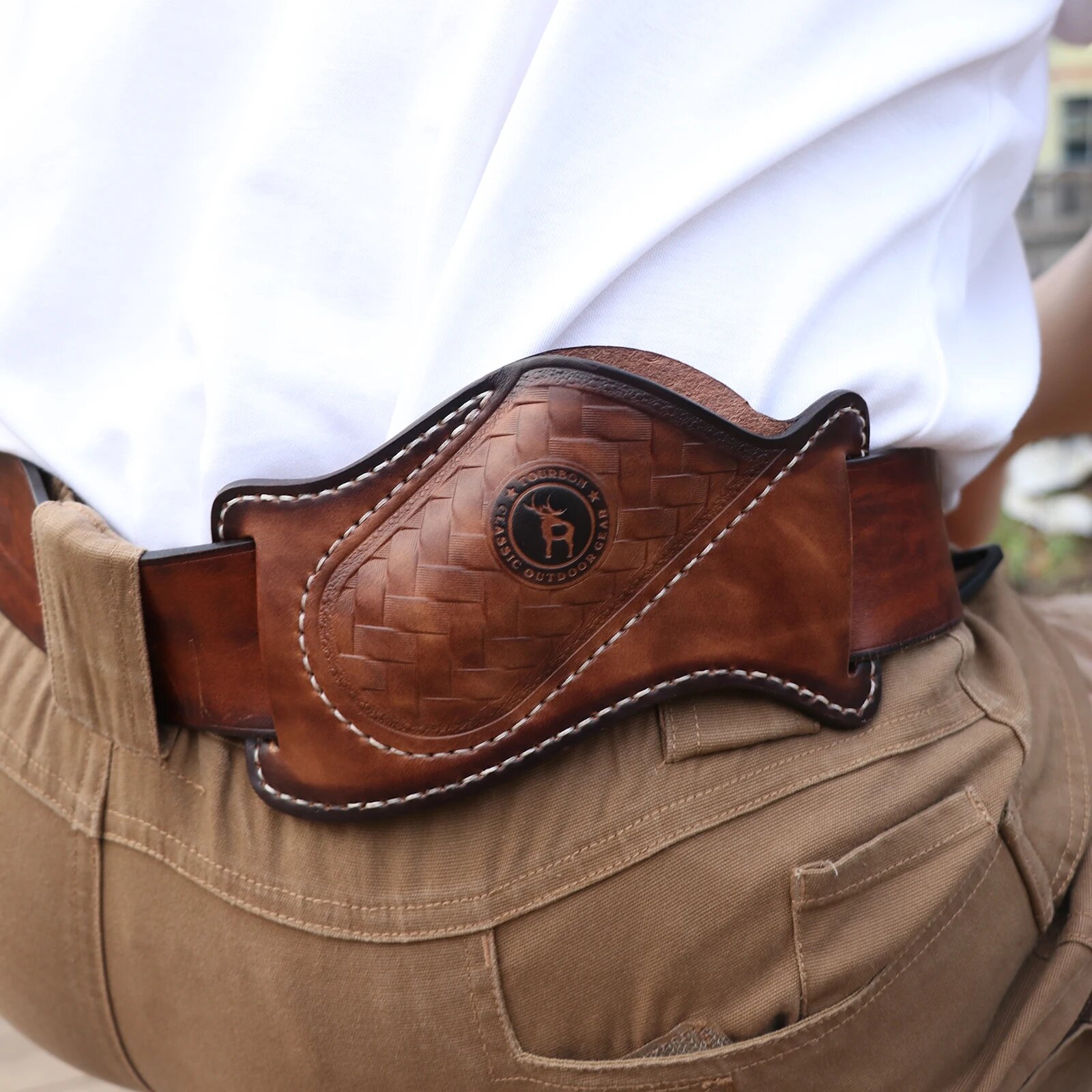 Tourbon кожаная кобура для ножа