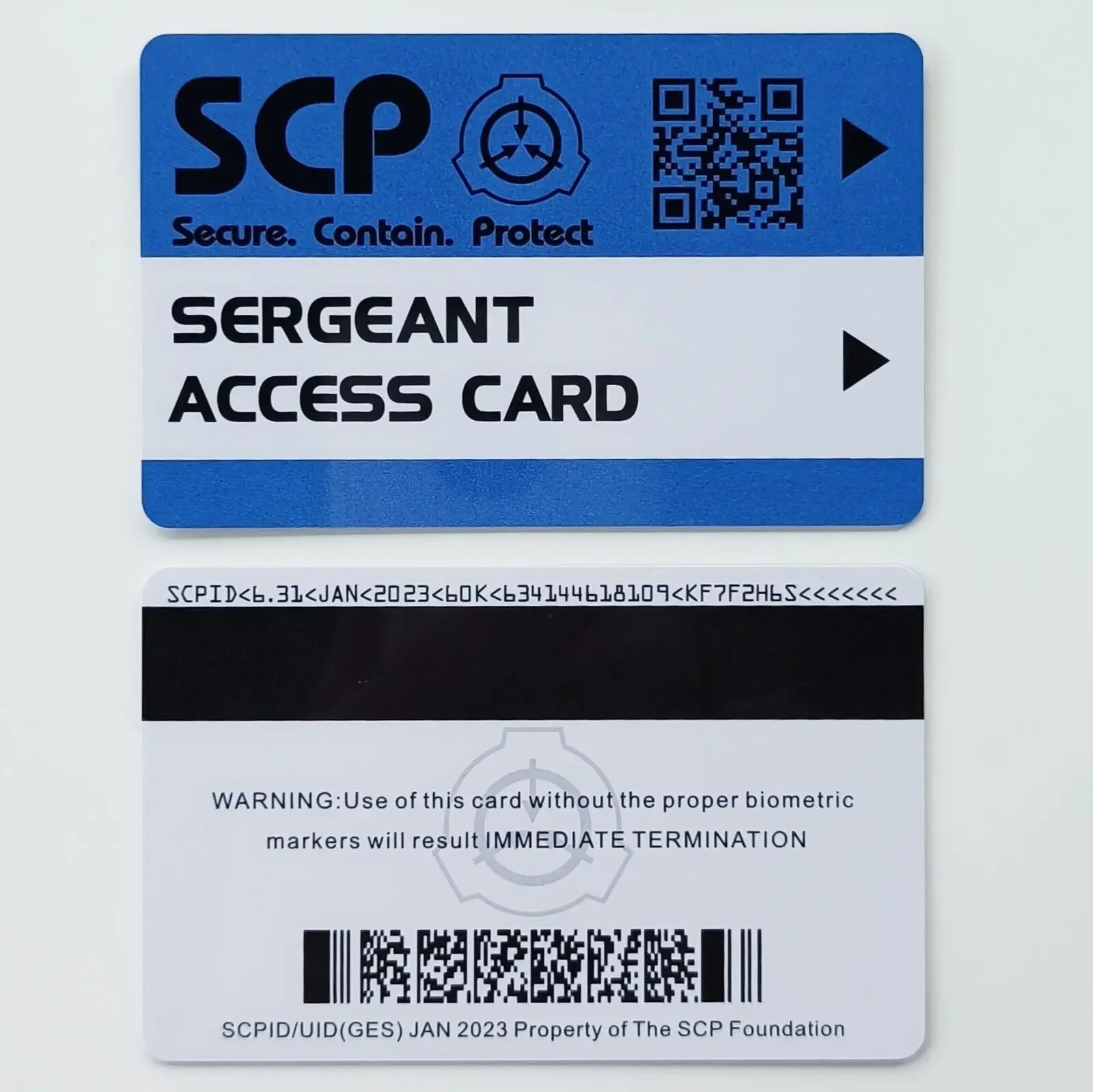 Id-карта SCP Foundation, SERGEANT