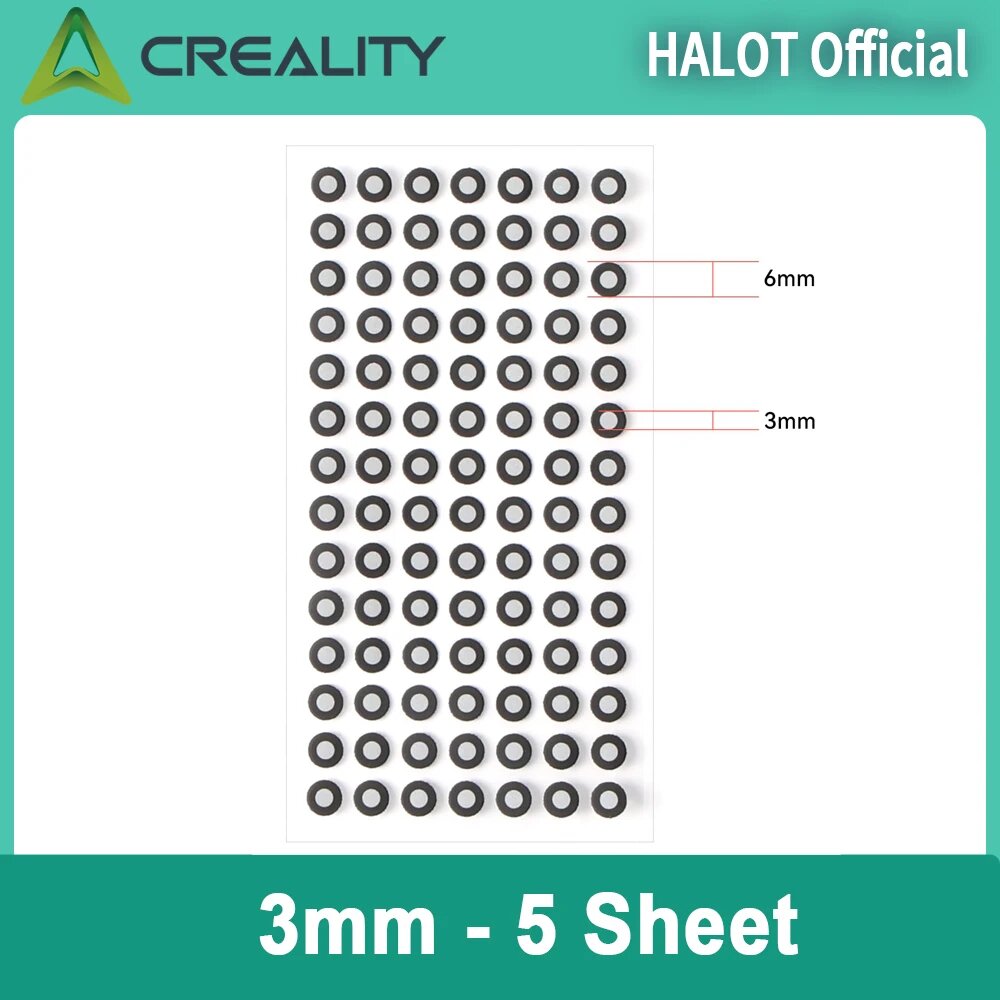 Creality 3/6 мм Маркеры для 3D-сканирования 3mm - 5 Sheet
