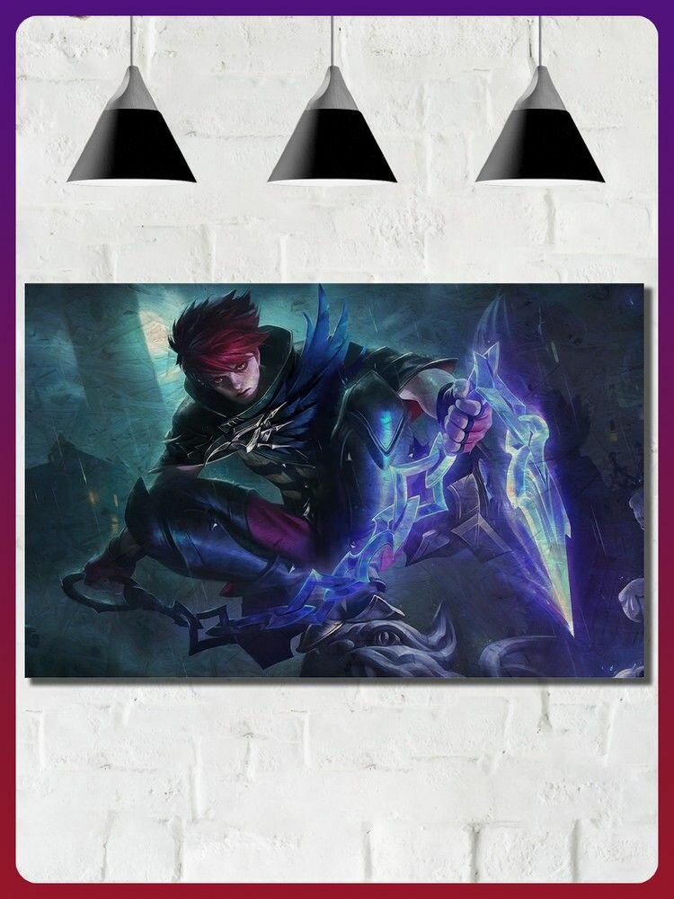 Картина интерьерная на рельефной доске Игры Mobile legends (Мобайл легендс, стратегия, экшен, РПГ, PS, Xbox, PC, Switch) - 62412267