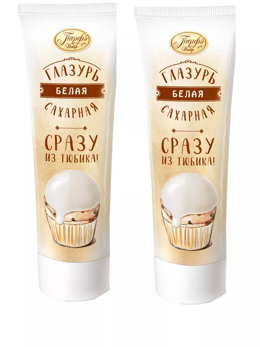 Сахарная глазурь белая