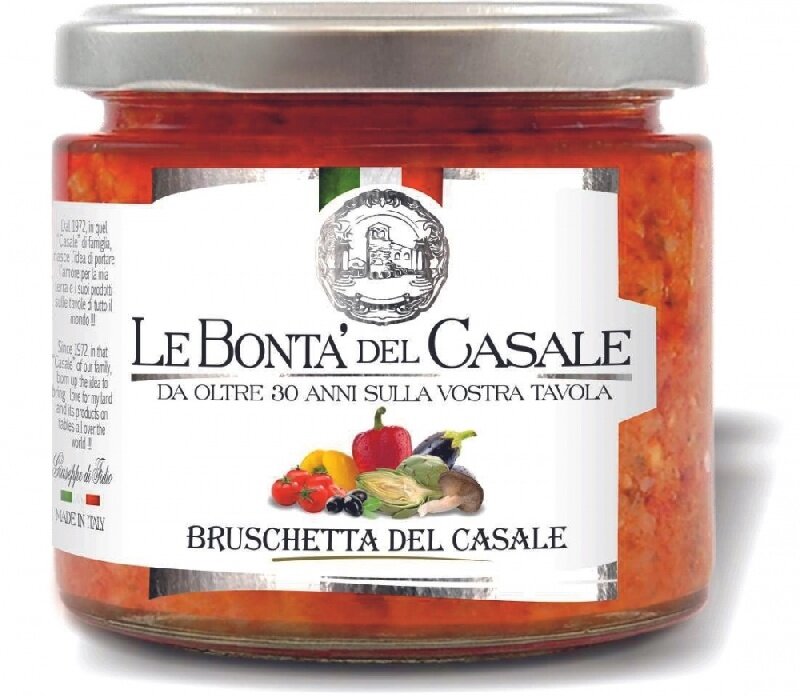 Брускетта LE BONTA' DEL CASALE по-деревенски /стекло/ 212мл