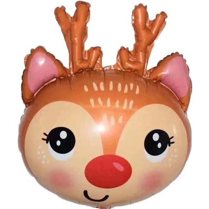Воздушный шар из фольги. Фигура. Олень маленький. Голова (25'/64 см, CHN)