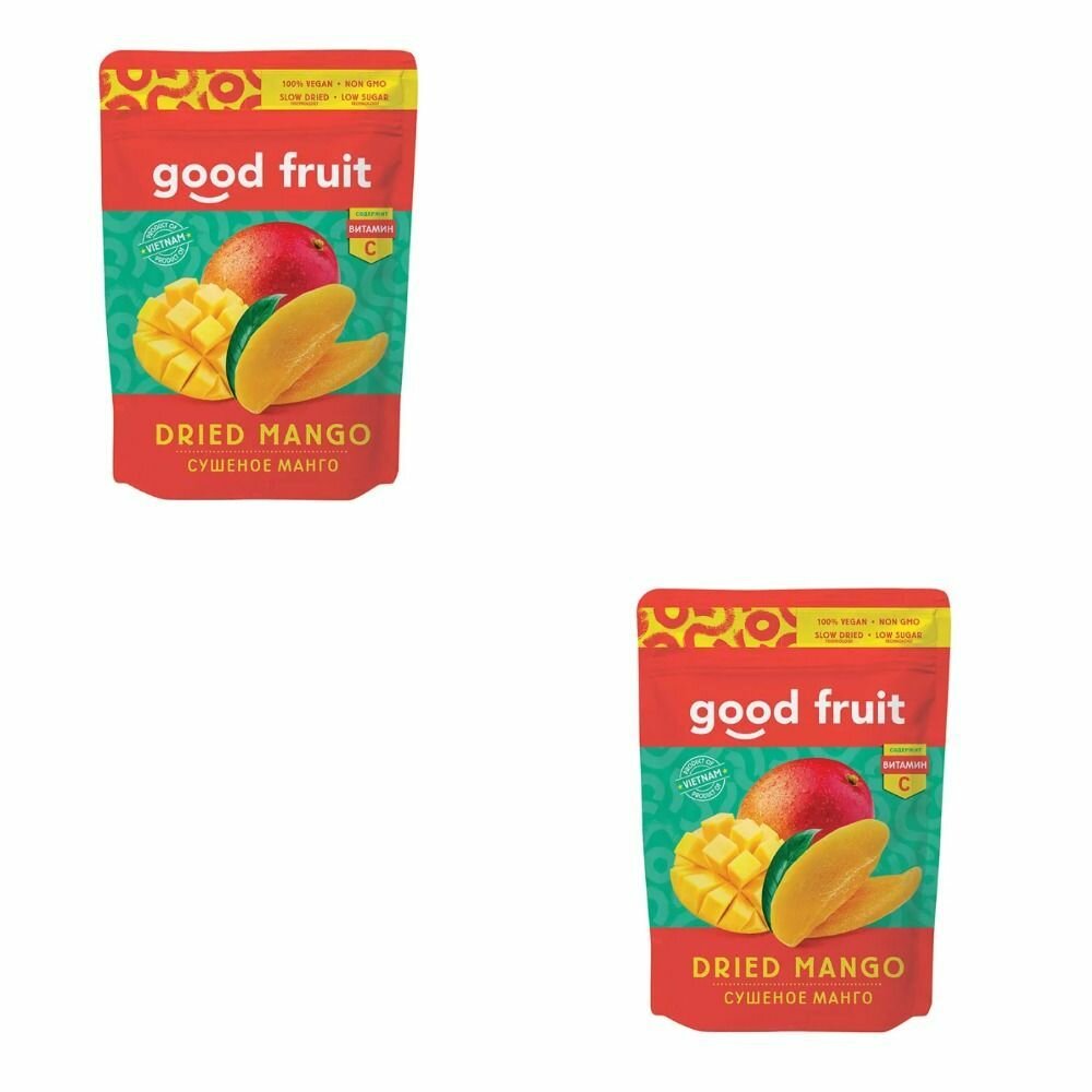 Good fruit Манго сушеное, 100 г, 2 уп