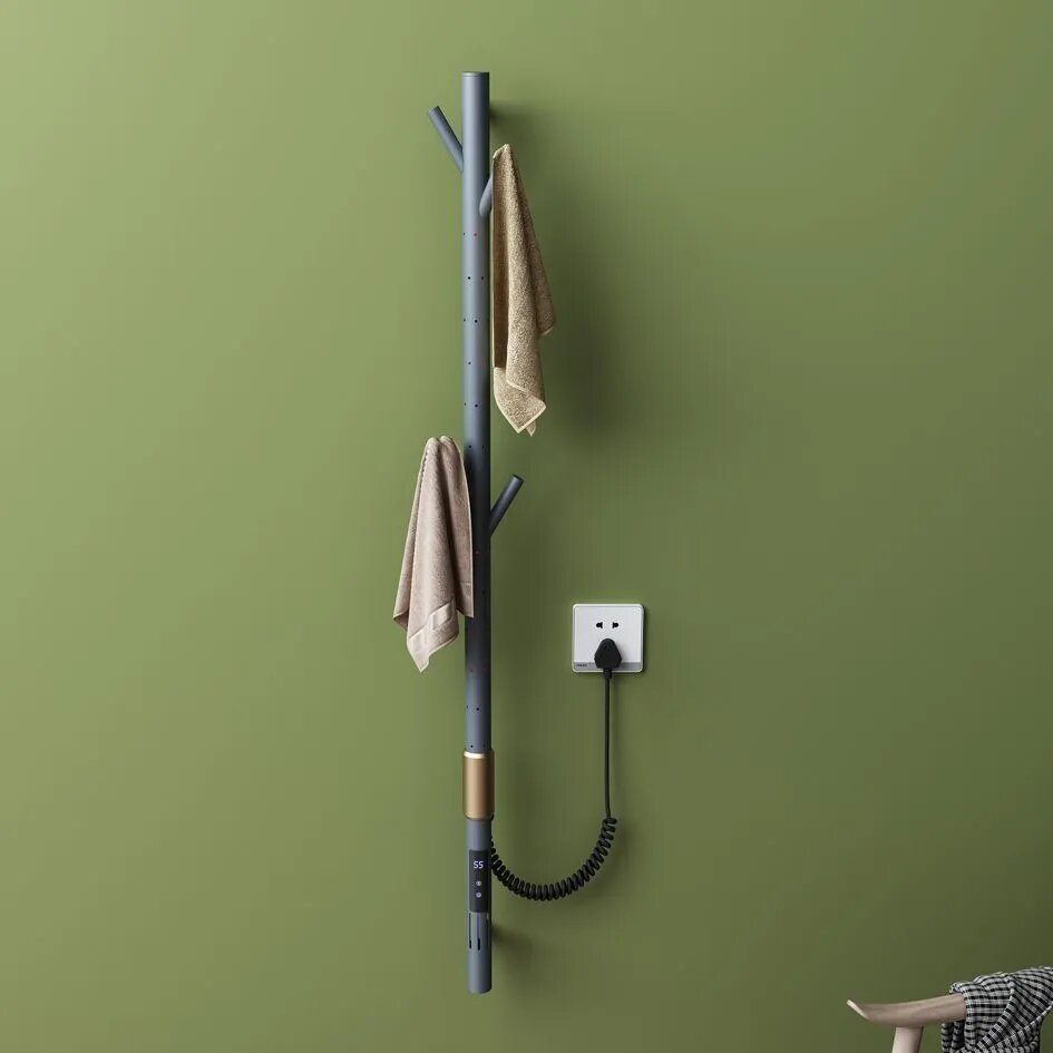 GoBro Полотенцесушитель Электрический 135мм 1150мм форма Нестандартная