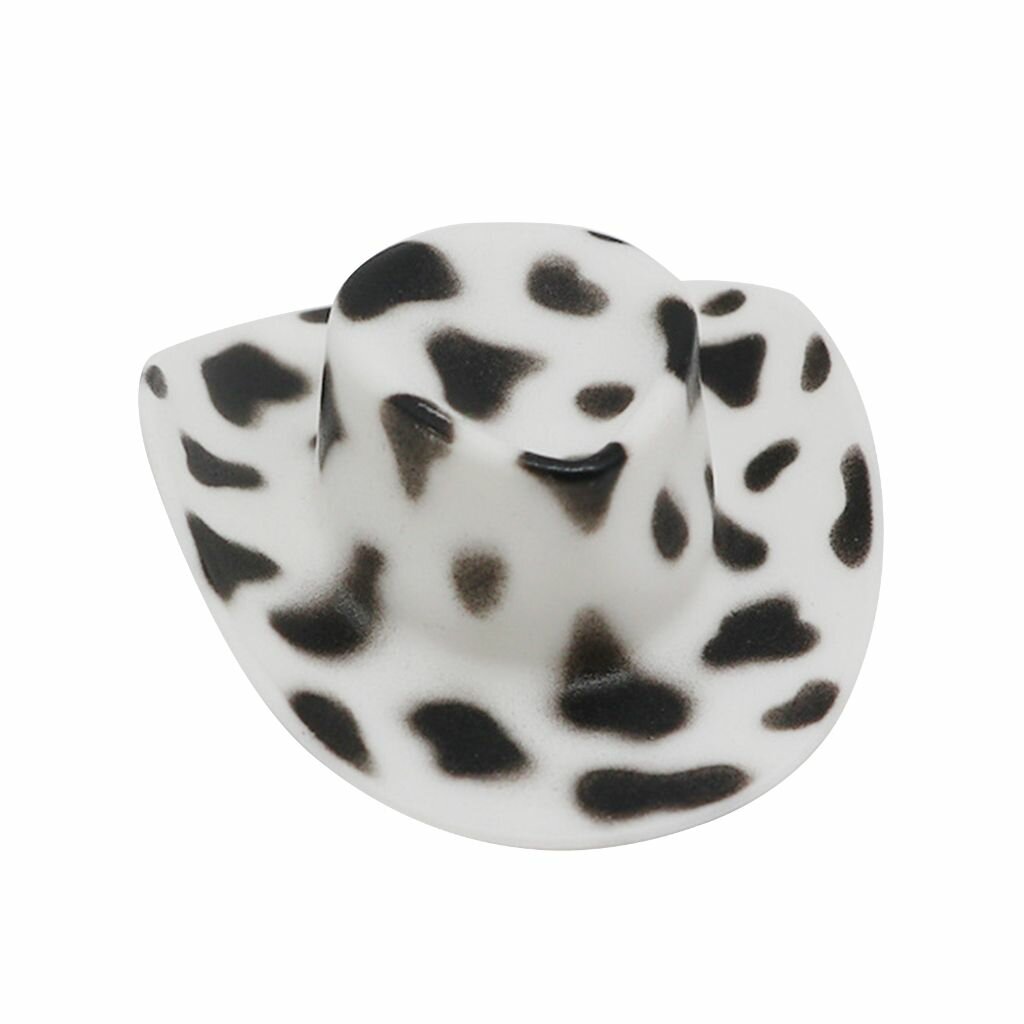 Набор для шитья, Мини-ковбойская шляпа - черно-белая, 10 шт