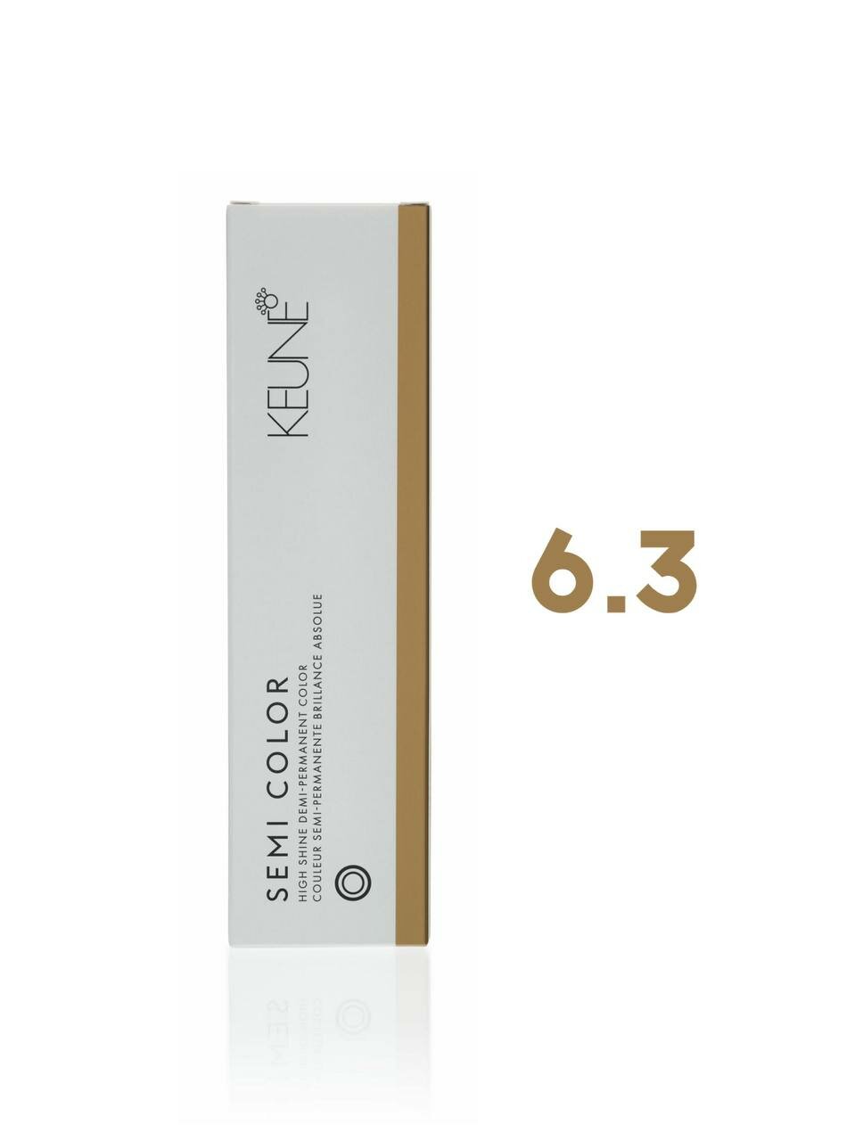 Keune Semi Color 6.3 - Полуперманентная краска для волос темный золотистый блондин 60 мл