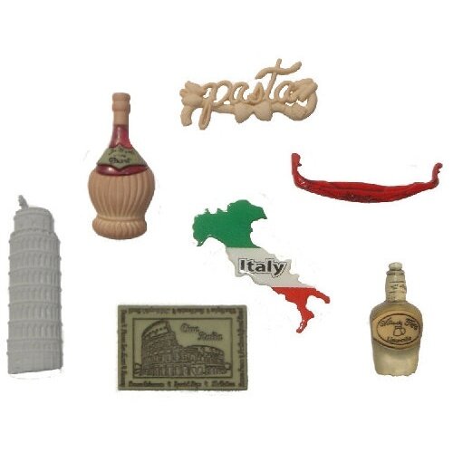 Пуговицы Dress It Up "Италия" декоративные, пластик