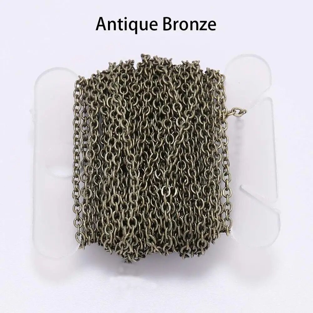 Бронзовая цепочка для украшений 2.0mm x 5m