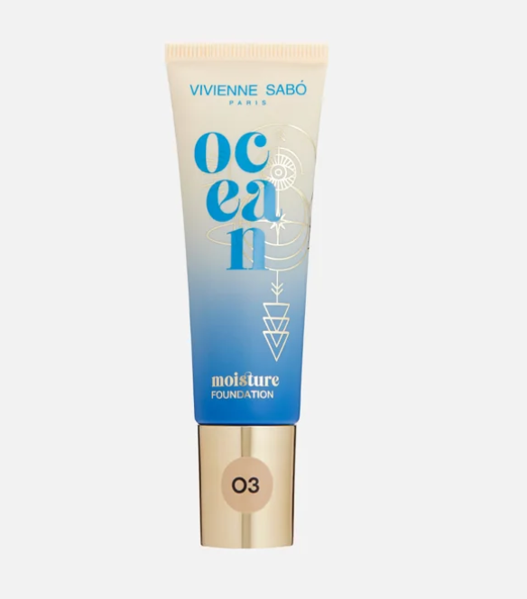 Основа Vivienne Sabo для лица тональная увлажняющая Ocean, тон 03 темно-бежевый, 23 мл