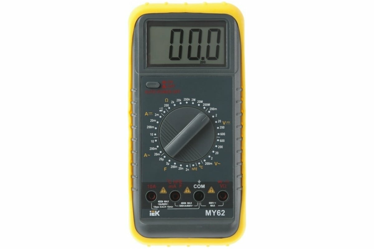 IEK Мультиметр цифровой Professional MY62 1837561 TMD-5S-062 для диагностики