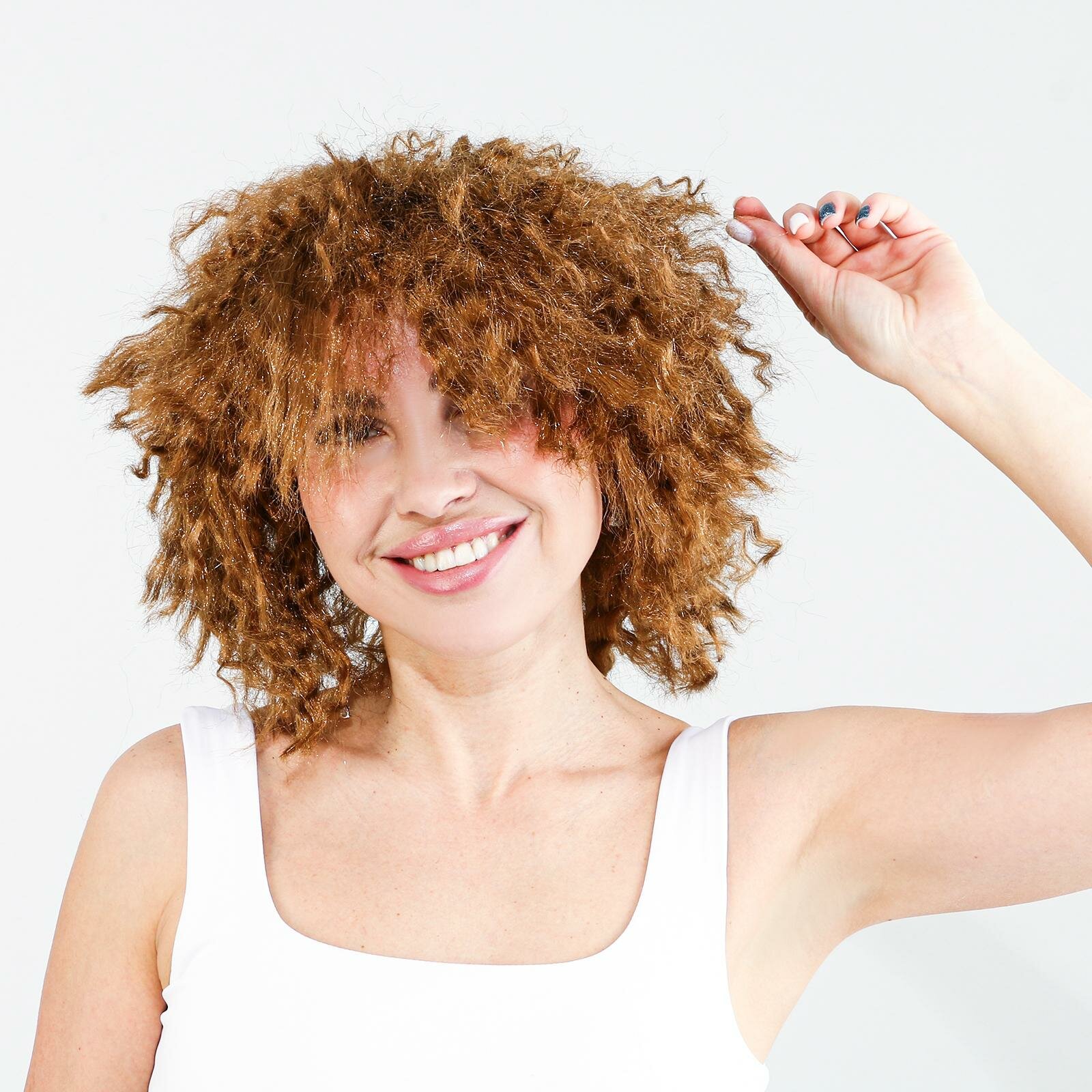 Карнавальный парик "Кудри", искусственный волос, под натуральный цвет