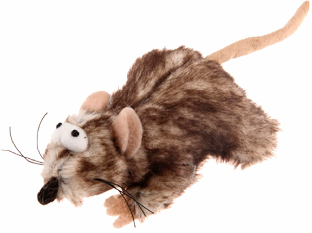 Игрушка для кошек GiGwi Catch Skratch Мышка с кошачьей мятой 8 см (1 шт)