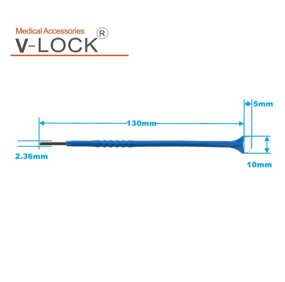 V-LOCK электрод одноразовый, 130 мм, 2.36 мм, 5 мм, 10 мм, LMA-1005B