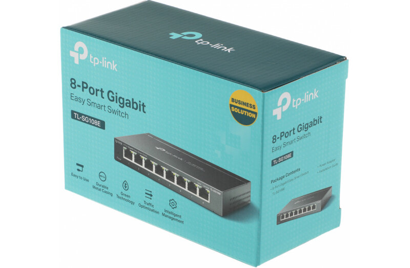 Коммутатор управляемый TP-Link TL-SG108E