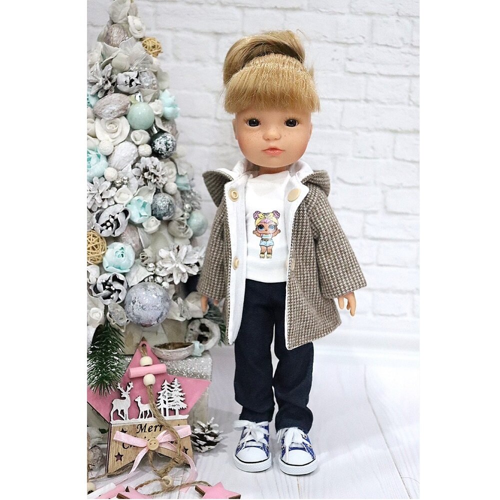 12764 Кукла Грета с комплектом одежды и обуви Berjuan 35 см