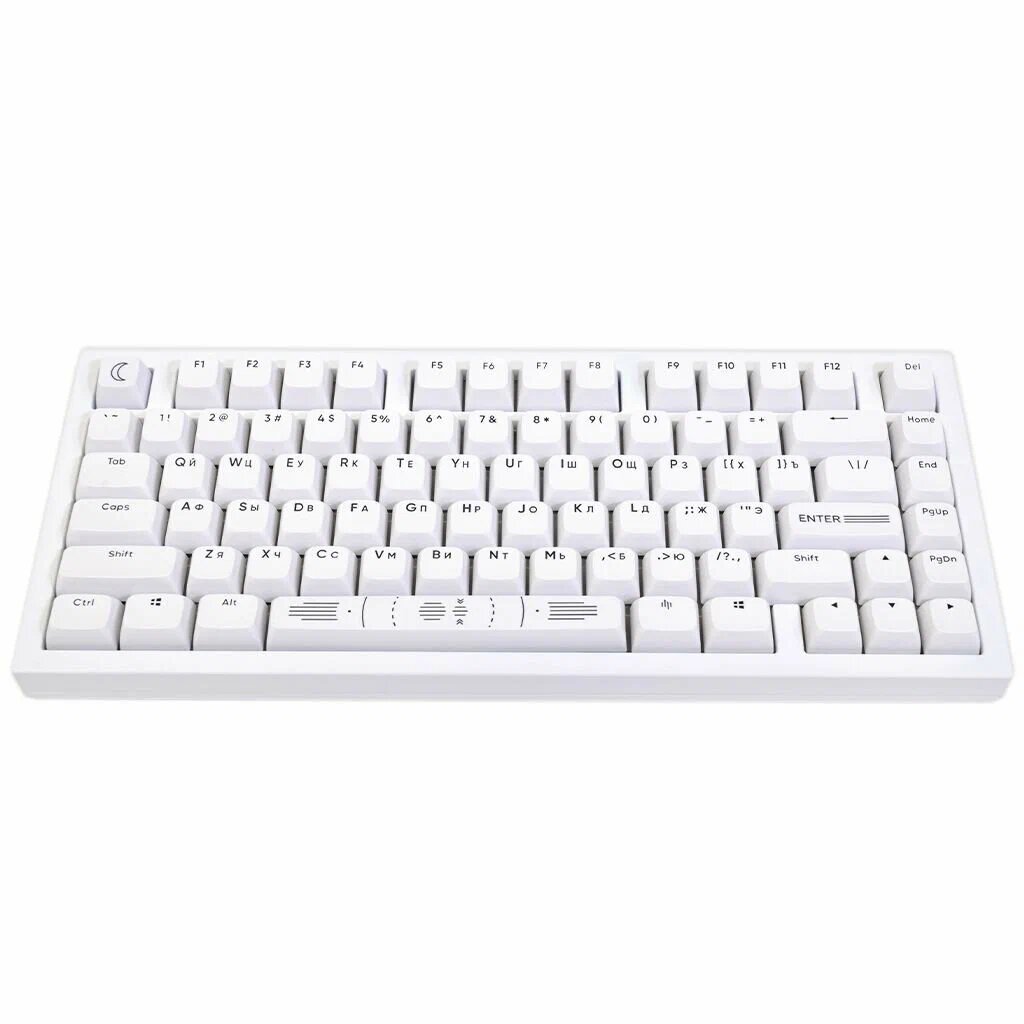 Клавиатура проводная + беспроводная Дарк Проджект CM81 Zeno, белый