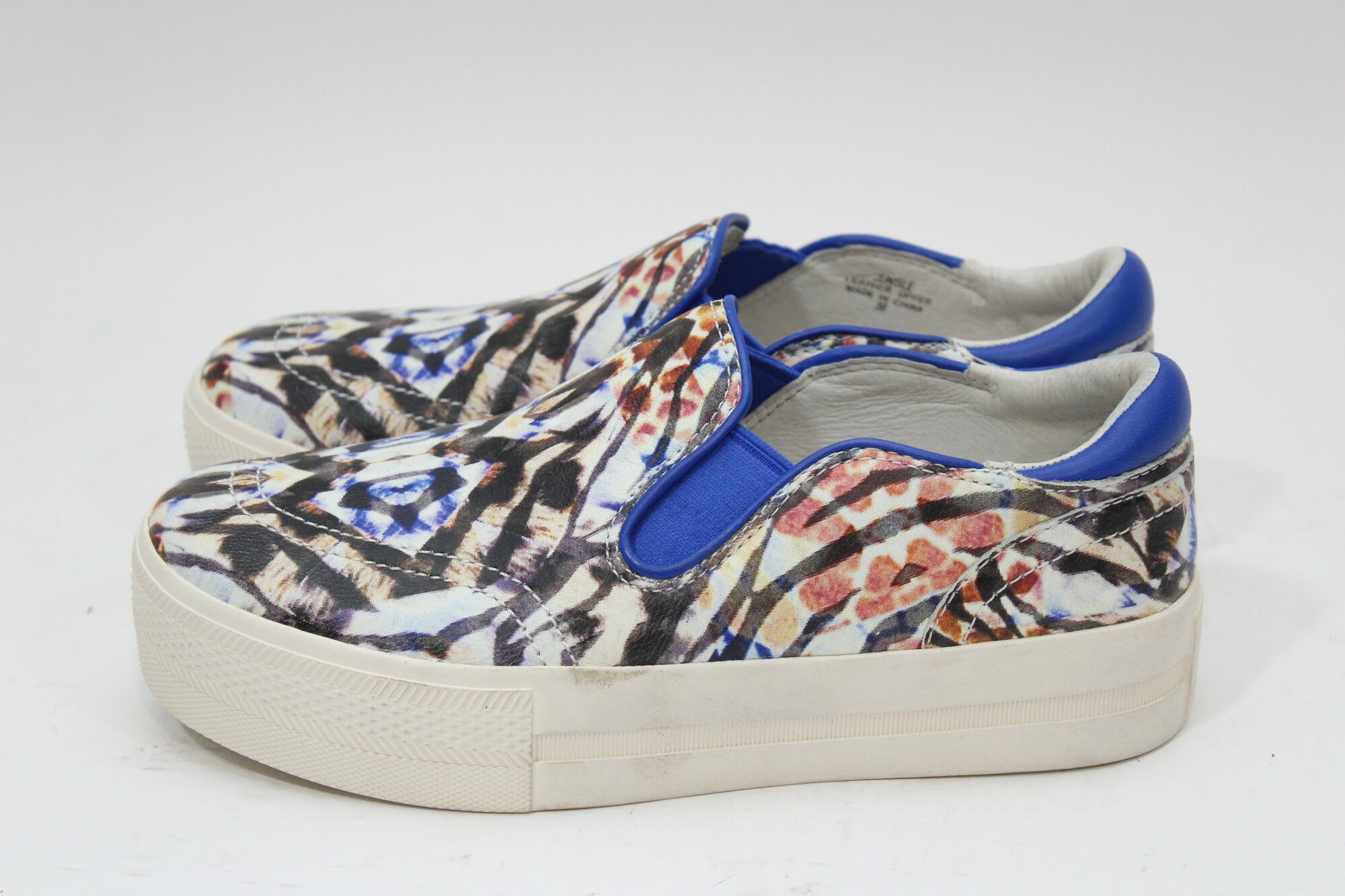 ASH Jungle Слипоны из текстиля и натуральной кожи, 36