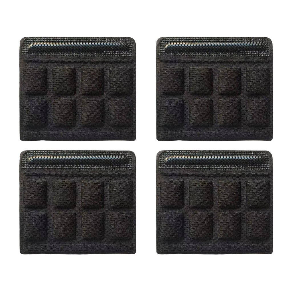 1 комплект из 4 штук, губчатая накладка для шлема, подкладка для шлема, подставка для подбородка-черный