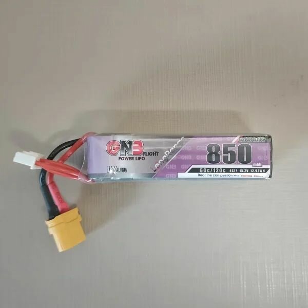850mAh 60C 120C HV 2S-7.6V 3S-11.4V 4S-15.2V 6S-22.8V GNB Липо батарея XT30 Plug