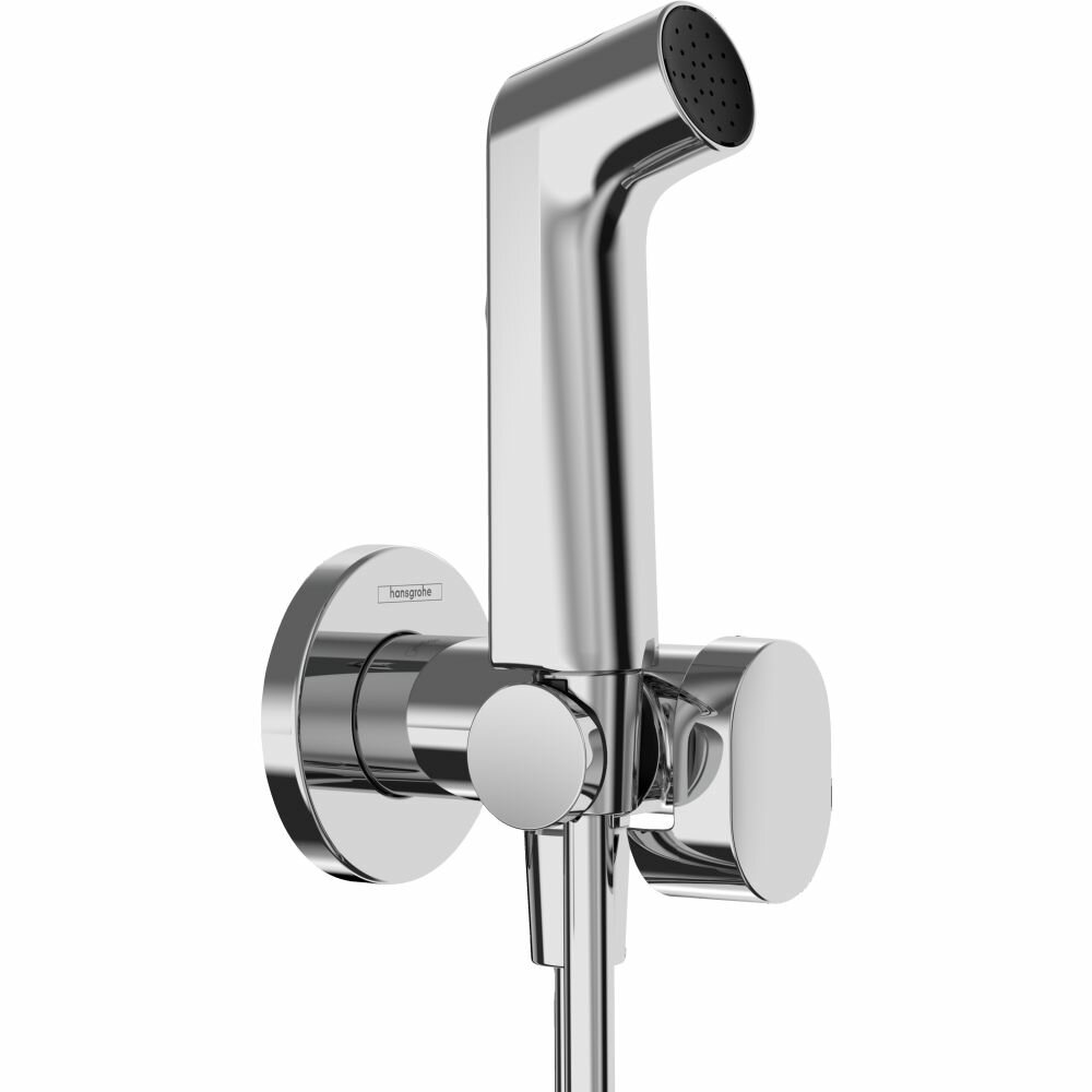 Гигиенический душ hansgrohe 1jet S со смесителем, держателем и шлангом 125 см. 29232000, хром