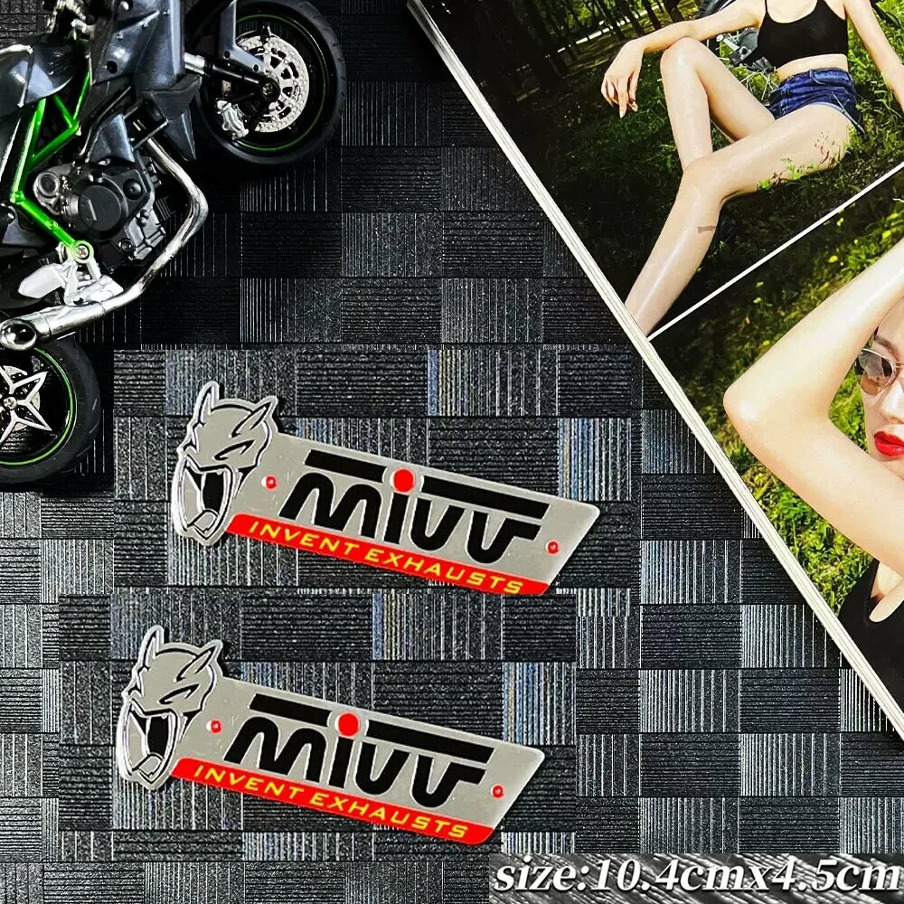 Для MIVV выхлопной комплект наклейки CF MOTO BMW Honda Aprilia Ducati Suzuki Yamaha аксессуары для мотоциклов MK3 глушитель GP PRO Escape DE