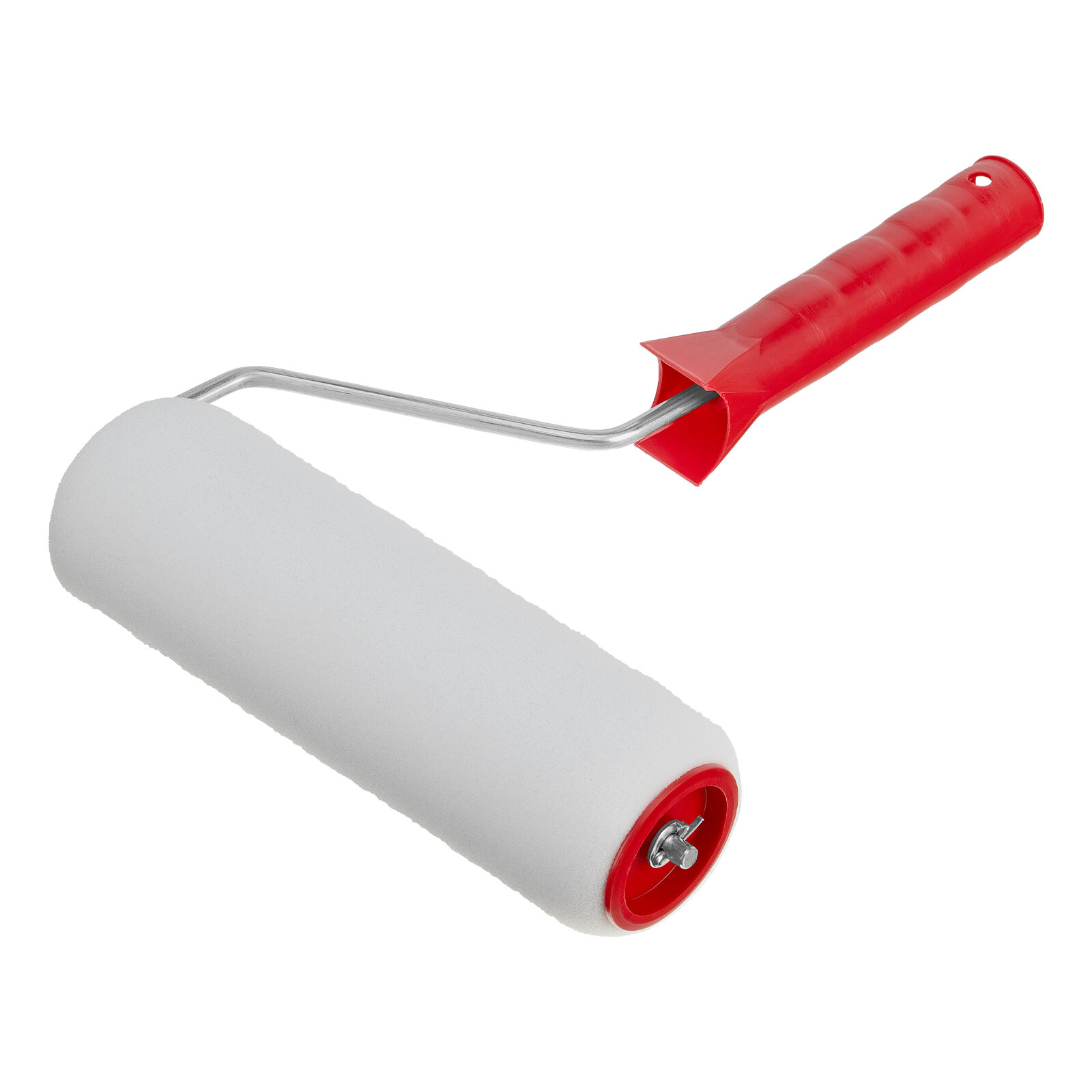 Валик малярный с ручкой Сибртех Поролон, 200 х 48 х 6 мм, крепление шплинтом, 80143