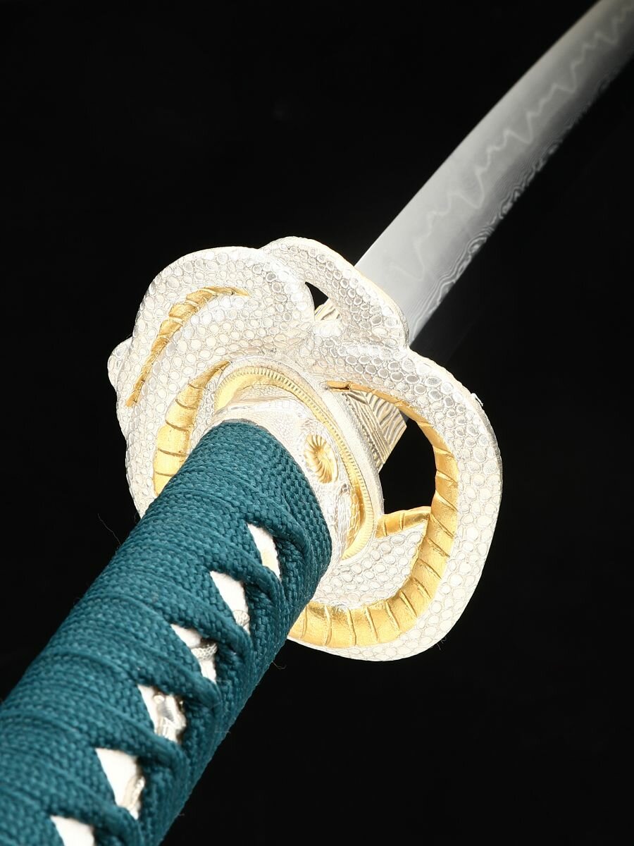 Катана, катана Металлическая, Ценные сувениры, Ручная ковка, ретро, Дамасская сталь,103cm