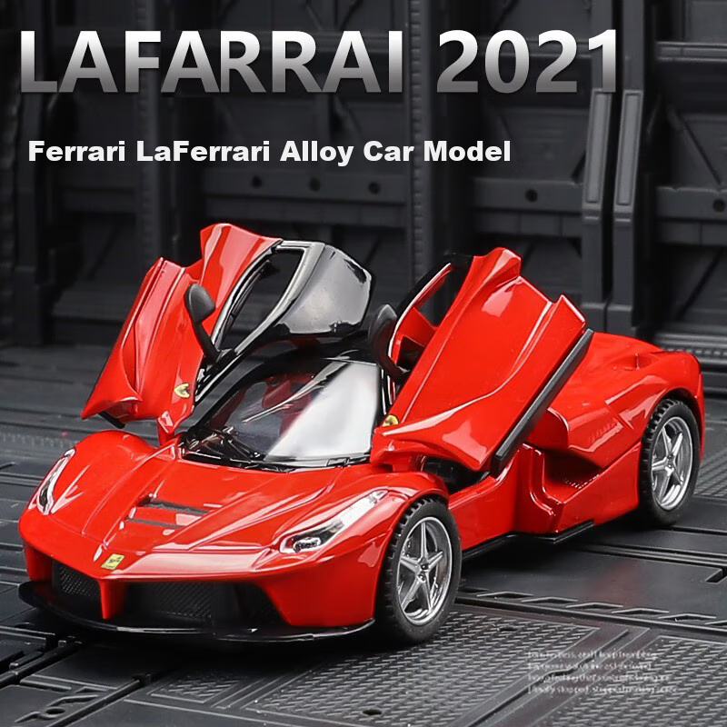 Taifenle Toy Car, Alloy Ferrari Racing Car, Sports Car Model, Children's 3-6 Years Old, Realistic Decoration, Figurine, Christmas Gift