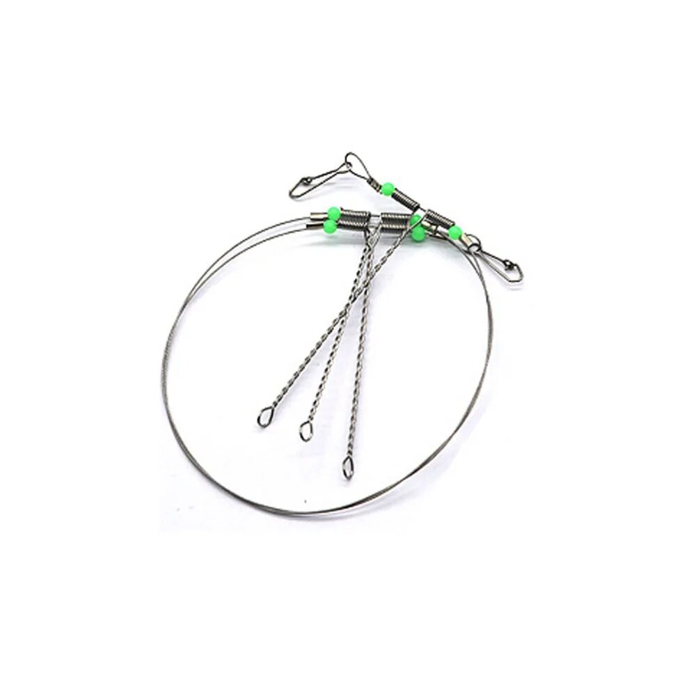 Стальной рыболовный троллинговый лидер 4 steel wires