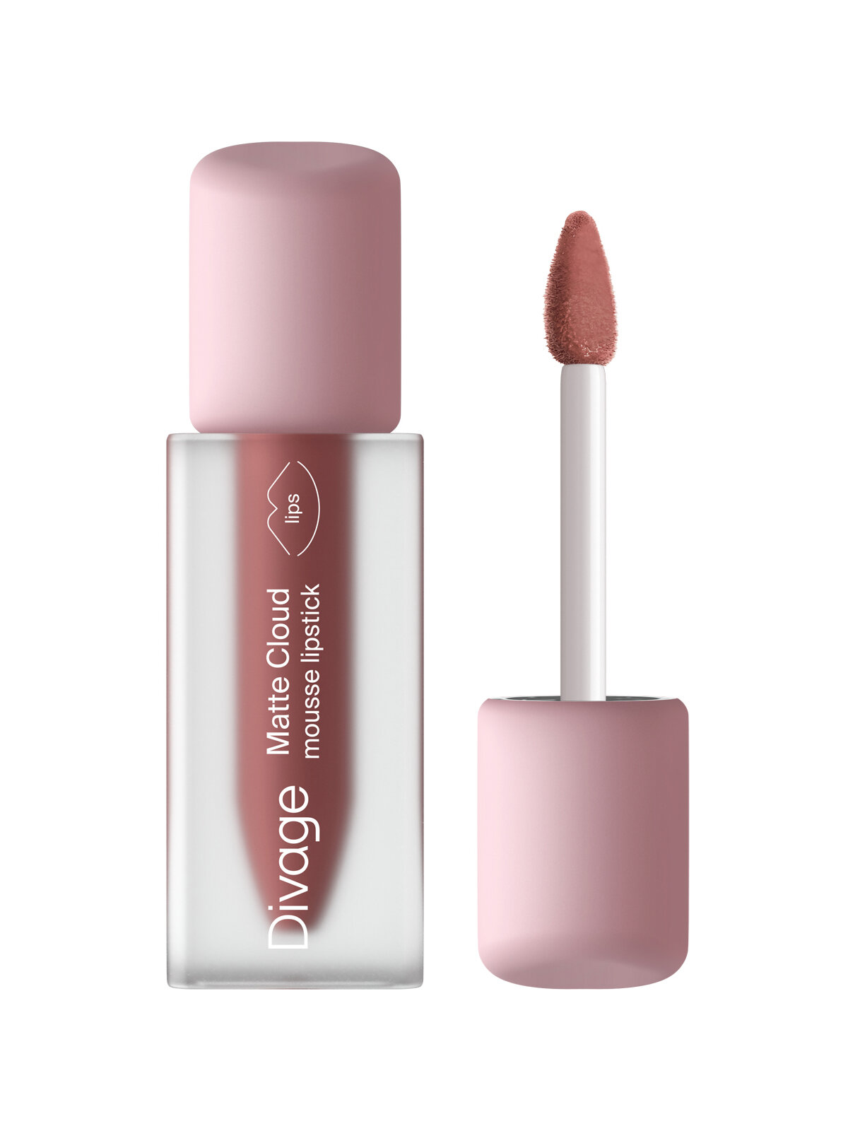 Помада для губ Divage Matte Cloud Liquid Lipstick, жидкая, тон: 03 розовый нюд, 3мл